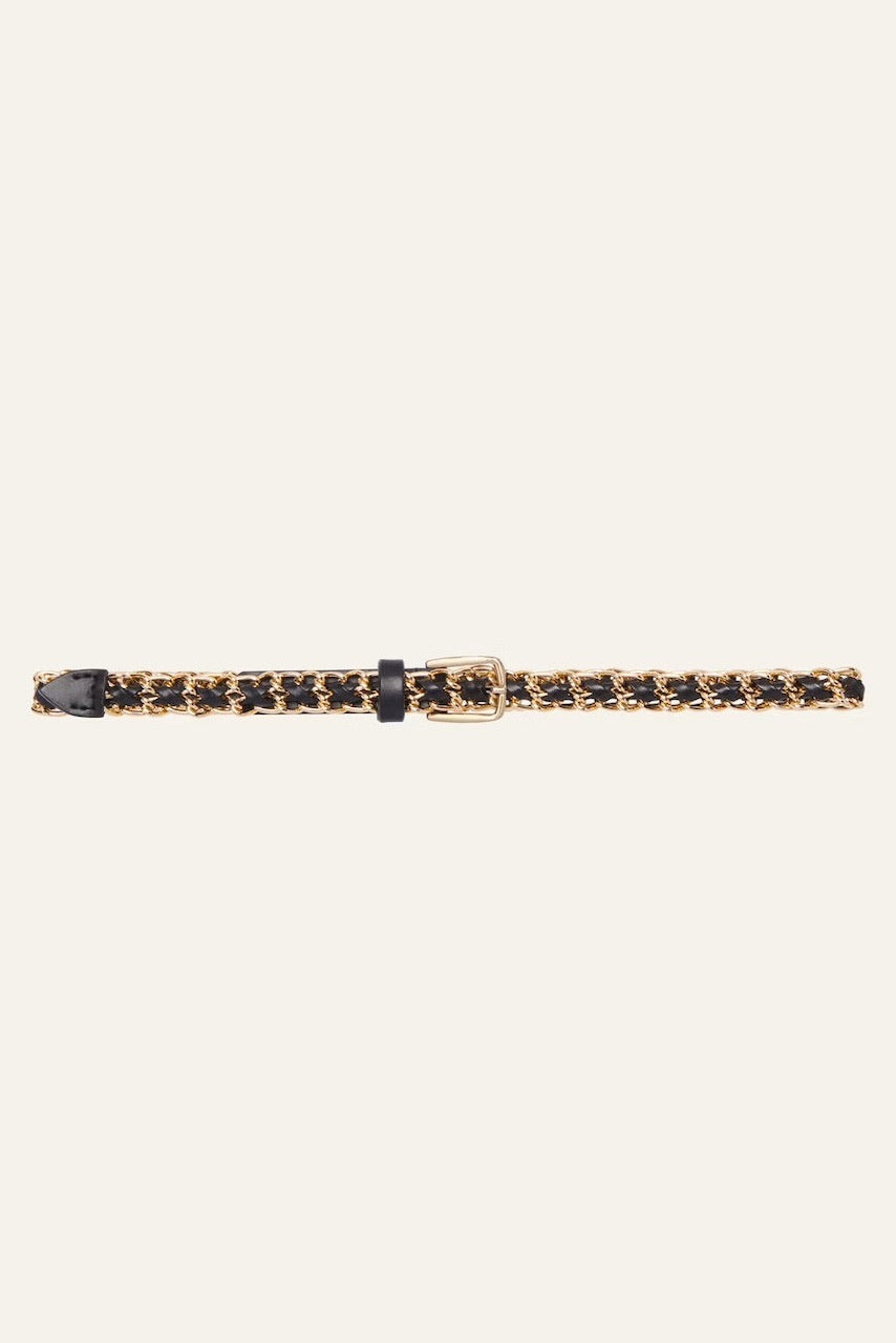 Bash Paris Brooke Belt in Black and Gold Chain – HARPERS EMPORIUM
