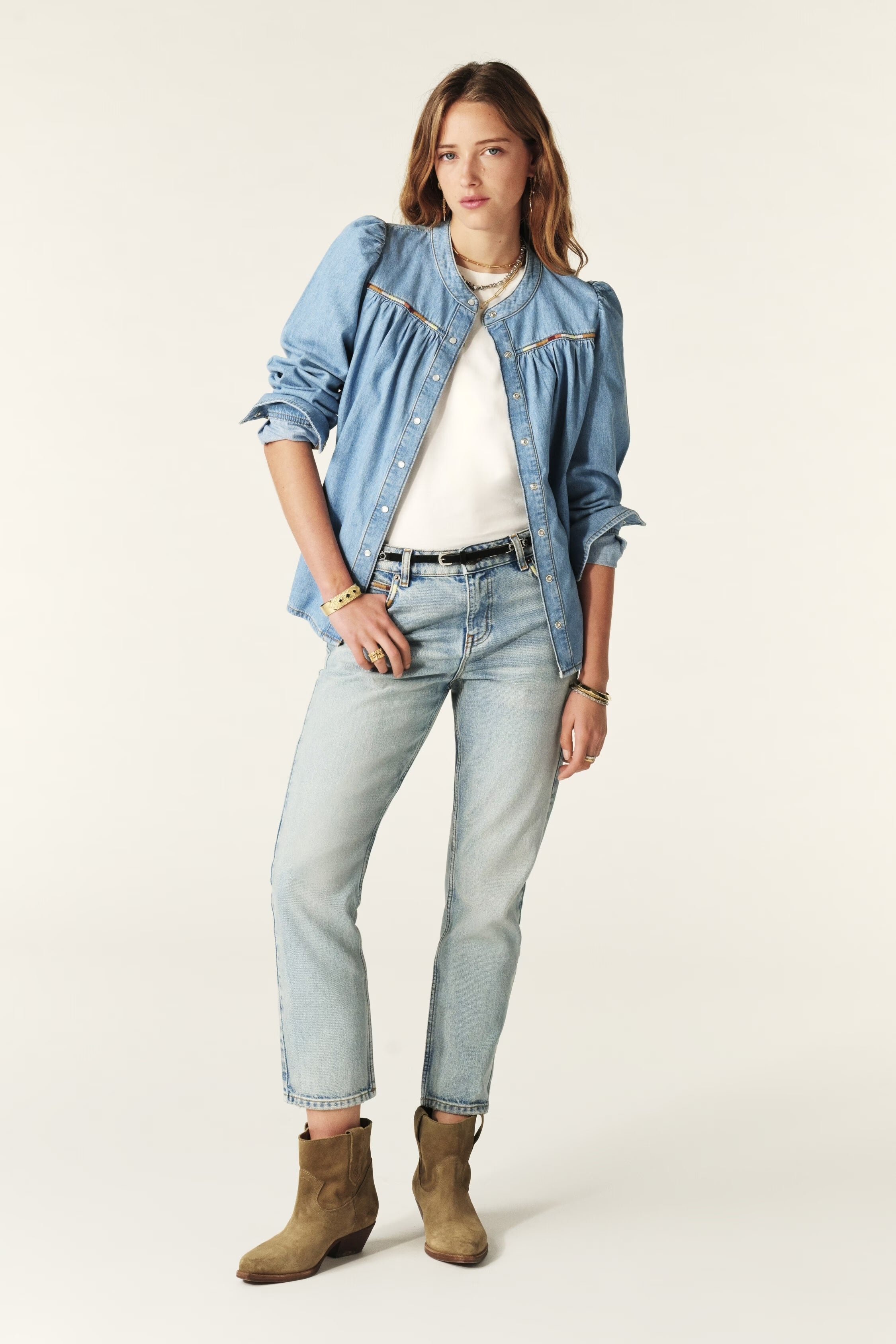 Bash Paris Full Denim Jean in Light Blue Denim – HARPERS EMPORIUM