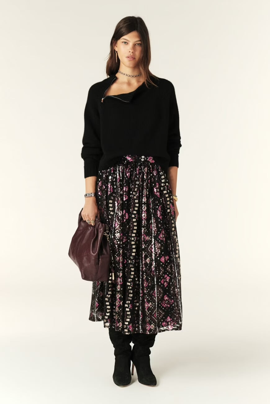 Bash Paris Pippa Skirt in Noir – HARPERS EMPORIUM